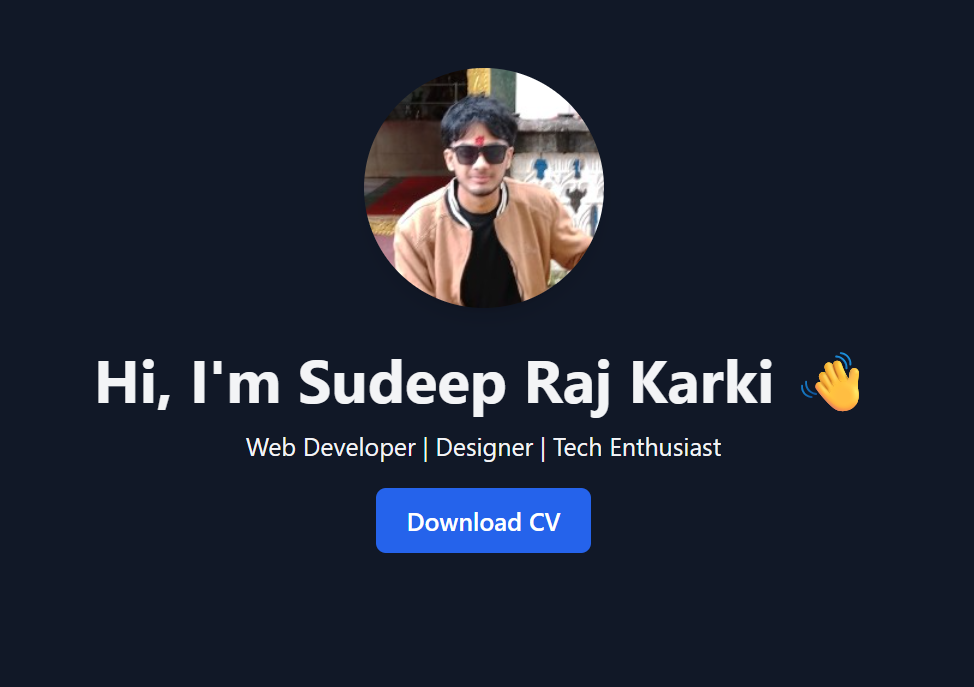 Sudeep Raj Karki | Full-Stack Developer (MERN) from Nepal